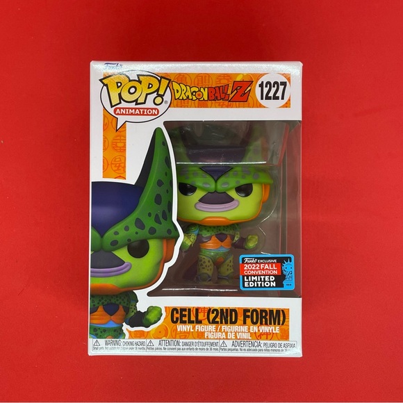 Funko | Toys | Funko Pop Dragonball Z Cell 2nd Form 227 Nycc 222 Shared ...